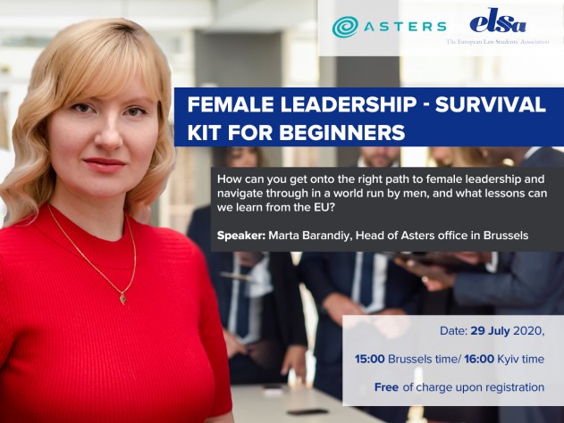 Female Leadership: Survival kit for beginners - law firm Asters