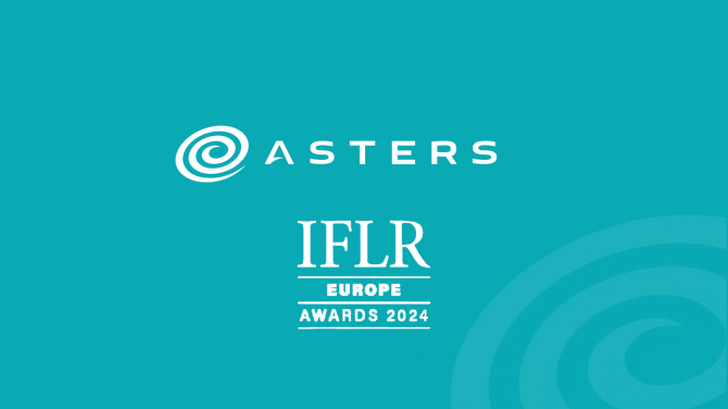 Asters is shortlisted in IFLR Europe Awards 2024 - law firm Asters